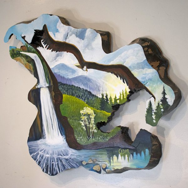 Hydrologic Cycle - Art by Cedar Lee