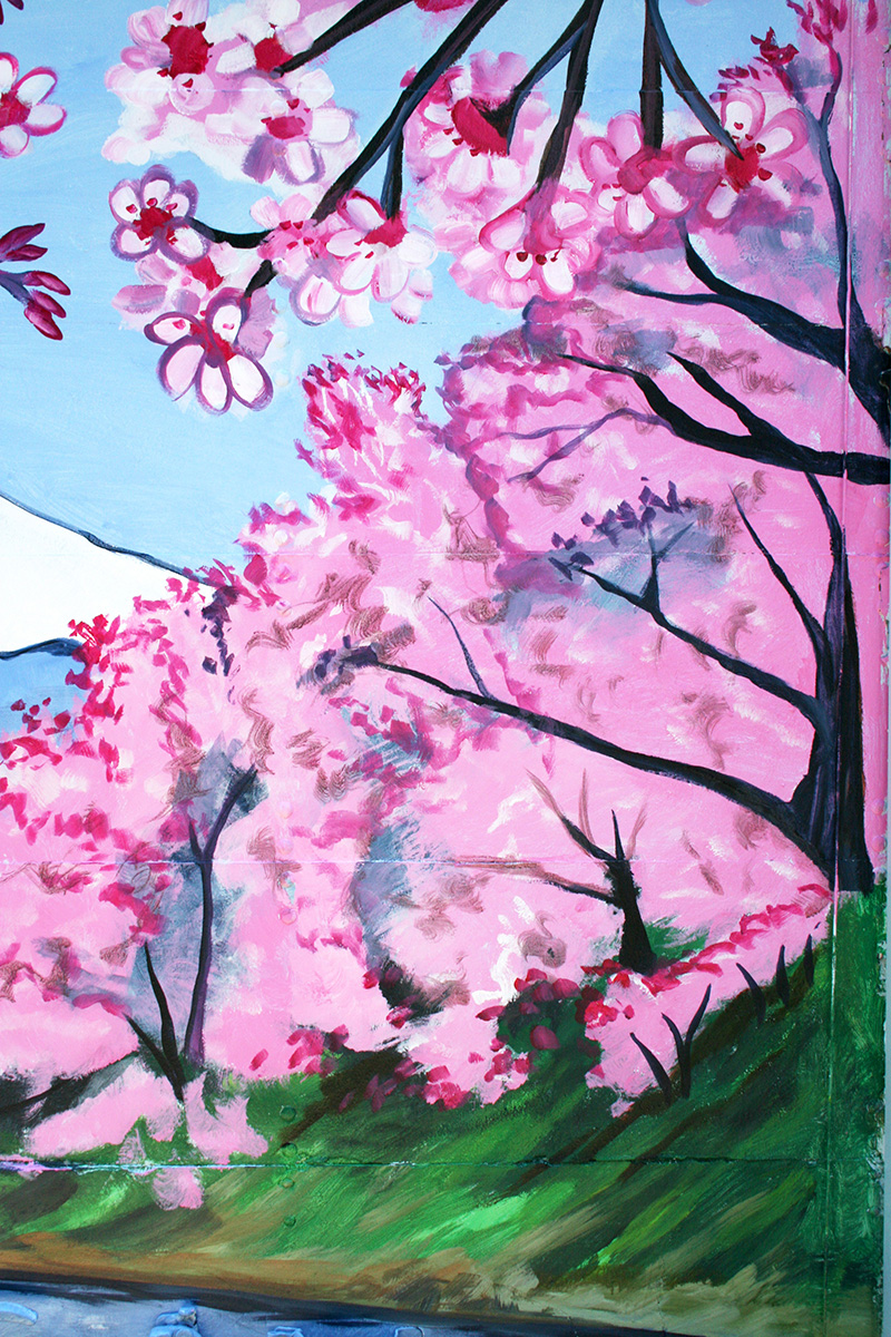 Professional Muralist Art Process Demo | How I Painted Murals On This ...