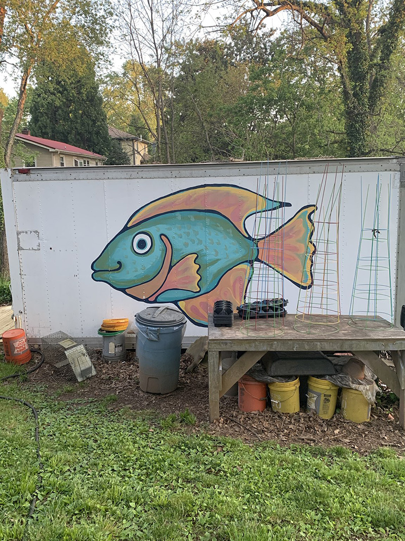 Professional Muralist Art Process Demo | How I Painted Murals On This ...