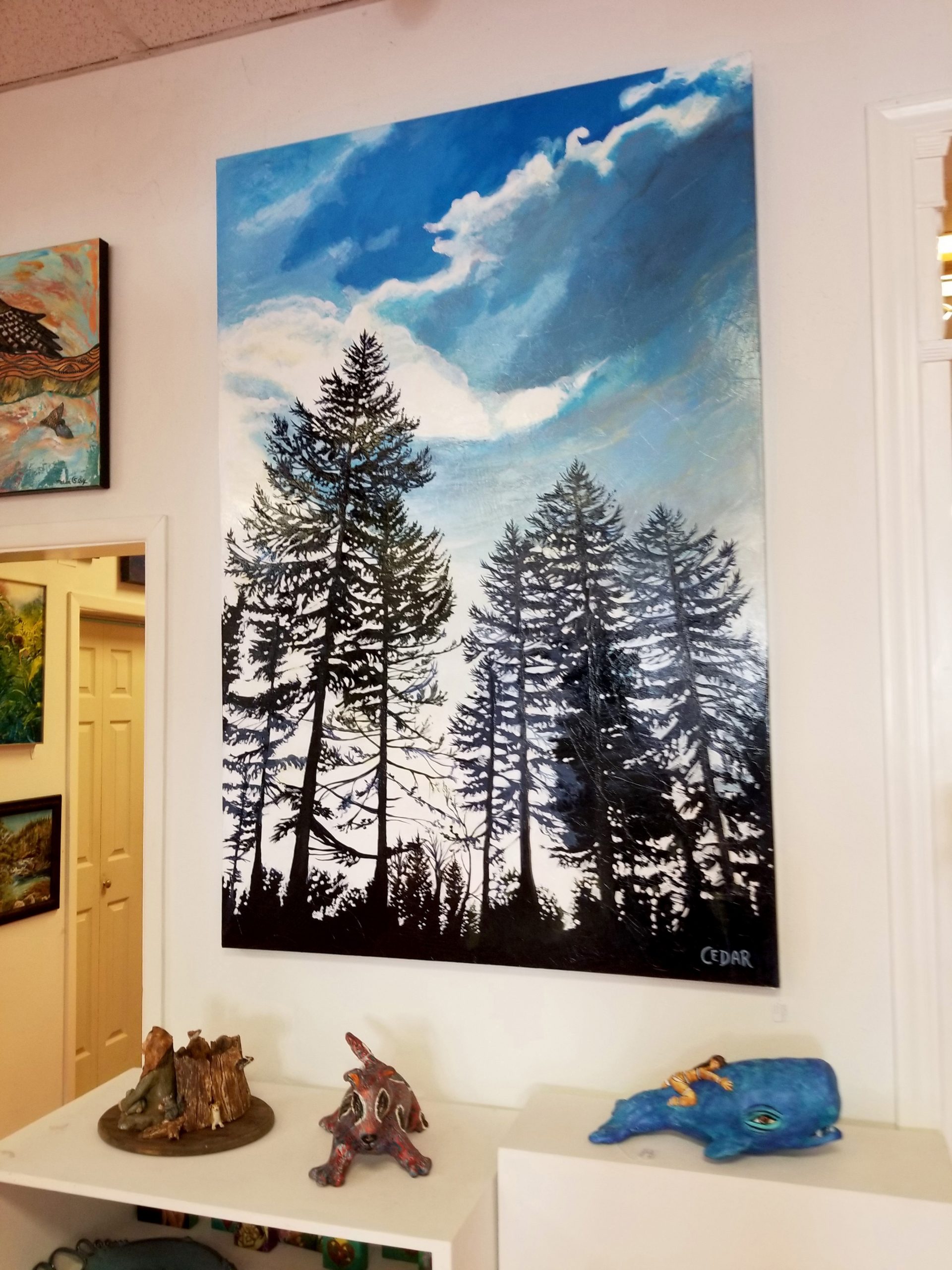 Cedar Lee Art Exhibit Attic Gallery February 2022 - Art by Cedar Lee