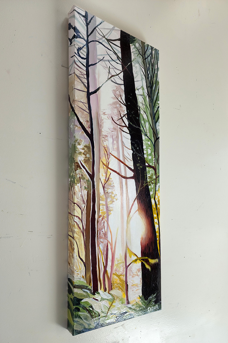 Wild Wood Sun | Revisiting the Glowing Light in my Previous Painting ...